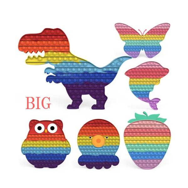 スクイーズ玩具 プッシュポップ フィジェットおもちゃ プッシュポップポップ バブル感覚 減圧グッズ ストレス解消 インテリジェンススクイーズ玩具 ストレス解消グッズ 減圧おもちゃ 超大型サイズ プッシュポップバブル フィジェットおもちゃ イ...