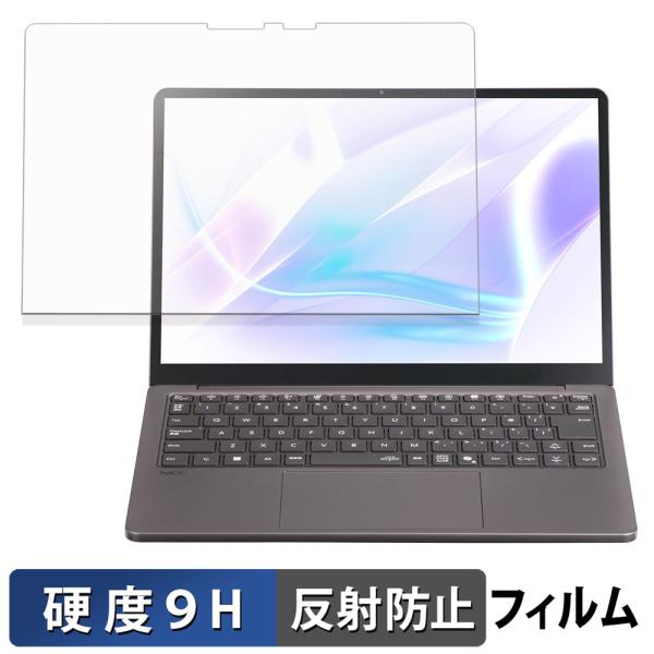 ◎画面保護表面硬度はガラスフィルムと同等の9Hですが、しなやかな柔軟性がある「超ハードコートPETフィルム」なので衝撃を受けても割れません。◎アンチグレア本製品には、アンチグレア加工が施されているので、蛍光灯や日光等による反射が効果的に抑え...