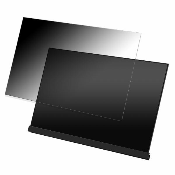 ※本商品は　保護フィルムであり、モニターではありません。◎覗き見防止正面からの見やすさは損なわず、横からの覗き見による情報漏洩を気にせず安心して使う事ができます。スクリーンの正面を中心に約60度（左右各30度）より外の角 からは画面が真黒に...