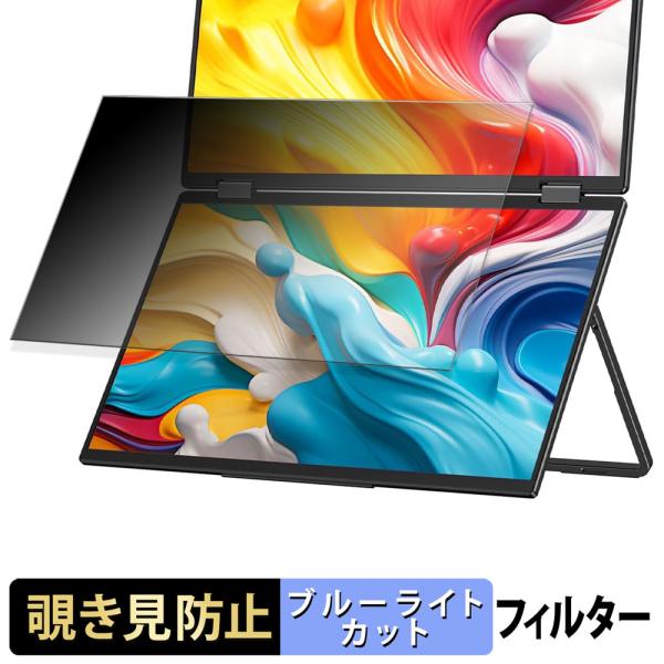 ※本商品は　保護フィルムであり、モニターではありません。◎覗き見防止正面からの見やすさは損なわず、横からの覗き見による情報漏洩を気にせず安心して使う事ができます。スクリーンの正面を中心に約60度（左右各30度）より外の角 からは画面が真黒に...