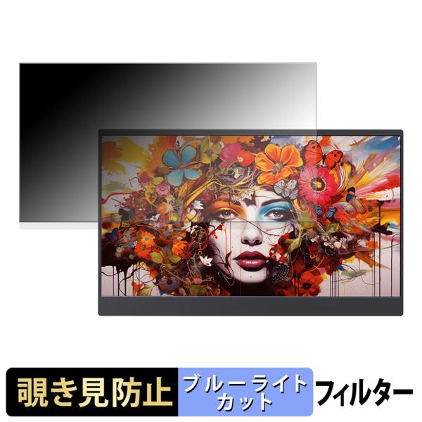 ※本商品は　保護フィルムであり、モニターではありません。◎覗き見防止正面からの見やすさは損なわず、横からの覗き見による情報漏洩を気にせず安心して使う事ができます。スクリーンの正面を中心に約60度(左右各30度)より外の角 からは画面が真黒に...