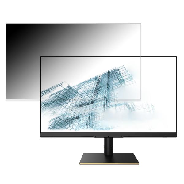 ※本商品は　保護フィルムであり、モニターではありません。◎覗き見防止正面からの見やすさは損なわず、横からの覗き見による情報漏洩を気にせず安心して使う事ができます。スクリーンの正面を中心に約60度（左右各30度）より外の角 からは画面が真黒に...