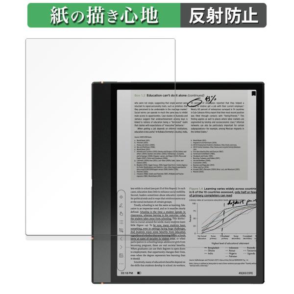 ◎紙のような書き心地を忠実に再現特殊表面形状デザインにより、上質紙に鉛筆で描くような筆感を実現します。◎反射防止日光や蛍光灯などの強い光による反射を抑えることによって、画面を見やすくする反射防止加工を施した液晶保護フィルムです。◎指紋防止指...