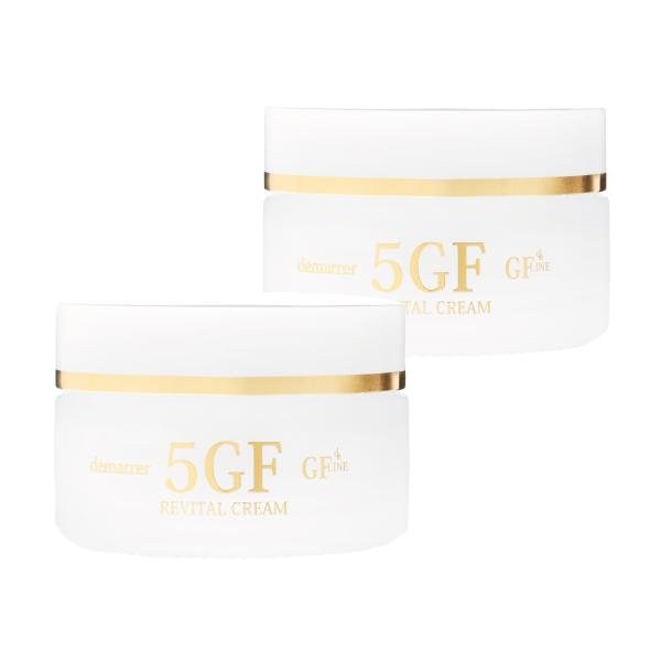 処方成分そのまま、デマレより５Ｇリバイタルクリームが新発売！ノーベル賞受賞美容成分「EGF」＆「フラーレン」ダブルで配合「5種類のGF」と「フラーレン」配合の保湿クリーム。安全性にも着目したノンパラベン・無香料・無着色のエイジングケア化粧品です。