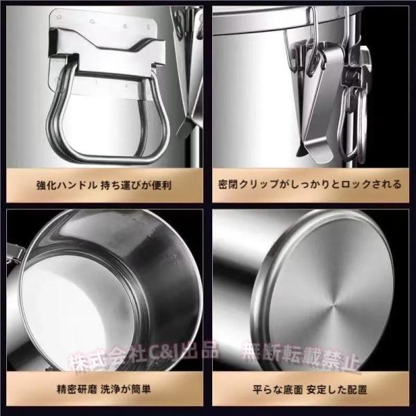多機能収納で便利！乾物、お米、お砂糖、塩、小麦粉などの食品をまとめて収納、保存できるほか、小物収納ボックスとしても活躍。おしゃれなデザインで機能性もばっちりです！【サイズ】：容量5KG、10KG、15KG、25KG、40KG、,超大容量軽量...