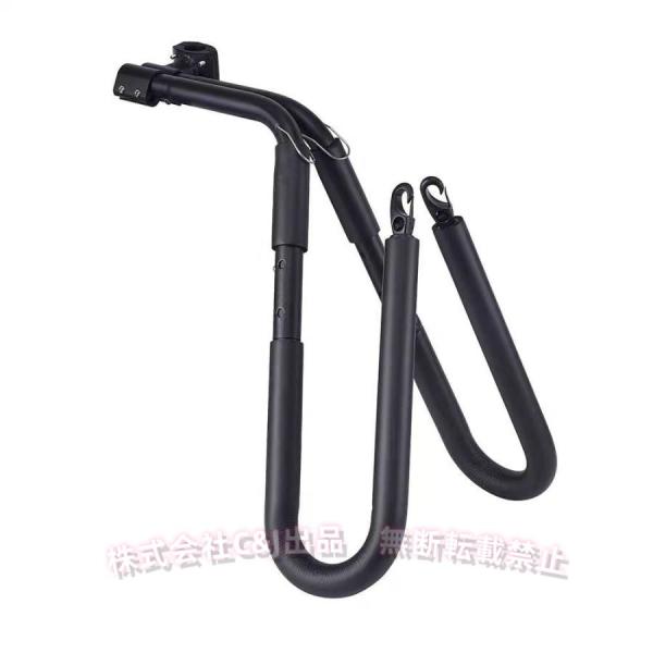 説明:[素材]: サーフボード バイク ラックは丈夫なアルミニウム製で.錆びにくく安定しており.柔らかいフォームを使用しているため.サーフボードの傷を効果的に防ぎます. [取り付け簡単]: 自転車サーフボードキャリアは取り付けが簡単で.自転...