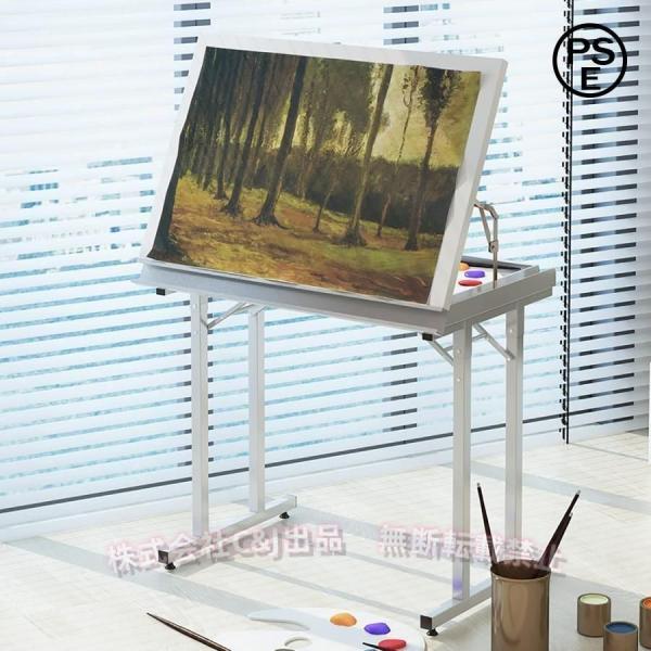 ドローイングテーブル：サイズ：60CM、90CM、80CM、ドローイングボードサイズ：90CM、60CM、このペインティングテーブルは、絵を描いたり絵を描いたりするアーティスト、エンジニア、職人、学生、建築家に適していますニーズ。絵画テーブ...