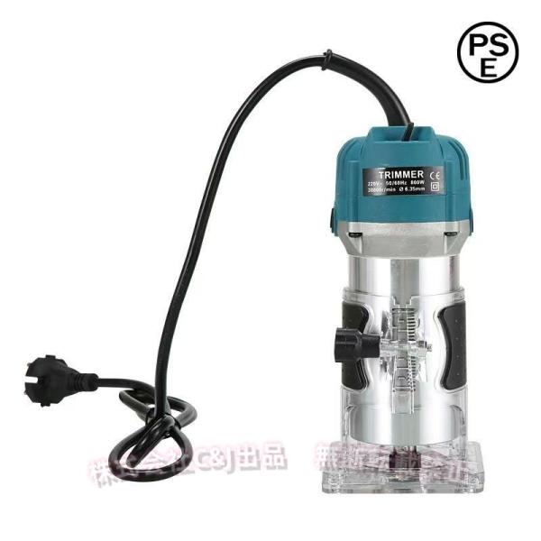 商品仕様製品のタイプ：HOVERED(ウェリナ)電動トリマー トリマー  木工 トリマ トリマービット トリマー 工具主材料：ABS+メタル　 電源：110V　(50/60Hz)　消費電力：800W　回転数：30000r/min　 コレット...