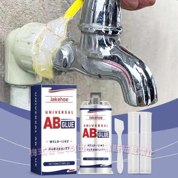 タイル修理剤 50ML防水補修剤接着剤 AB強力接着剤 耐水性 瞬間補修接着剤 速乾性接着剤 洗面台 陶器 耐高低温 家具補修ペースト 浴室 洗面台 浴槽 ひび割れ補修