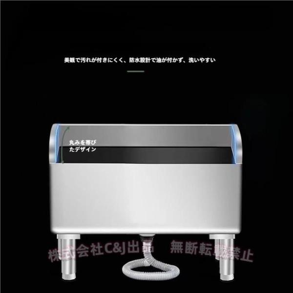 業務用フロアモップシンク、304ステンレススチール大容量フロアスタンドモップサービスシンク、大口径排水穴とパイプ付き、キッチン/レストラン/ビジネス/ガレー