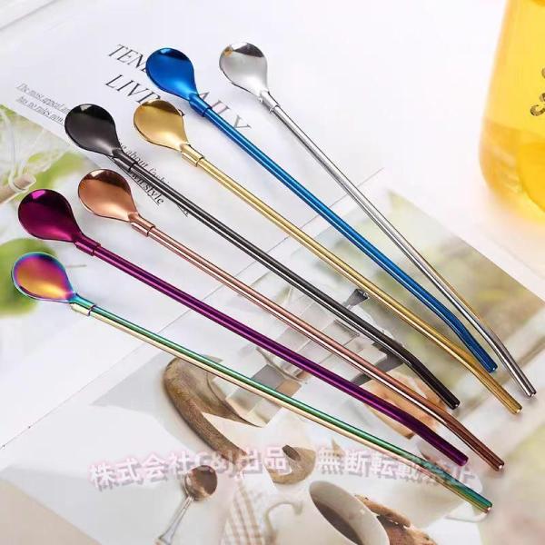 マドラー おしゃれ ステンレス 北欧 カトラリー ゴールド スプーン デザートスプーン キャンプ 食器 結婚祝い 和風 洋風 家族 卒園 卒業 新生活 無地 ブラック パープル ブルー可愛い ラグジュアリー 高級感 華やか フェミニン リラ...