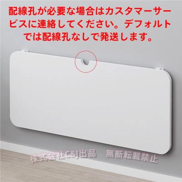 【省スペース設計】非常に省スペースの壁掛け式デスクは、小さな部屋を最大限に活用するのに最適な家具であり、ボードは必要のないときに折りたたむことができます。折りたたんで使用し、下に保管します。【人間味のあるデザイン】衣服や皮膚の引っかき傷を防...