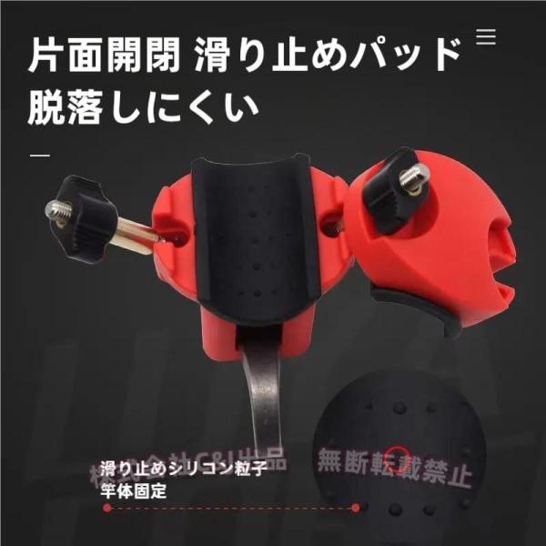 サイズ：掲載写真をご参照ください。石鯛釣りやタマン釣り大物狙いのぶっ込み釣りなどの竿受けに脱着可能です。トリガー式なので簡単に取り外しが可能になっております。強烈な抑え込みなどピトンから石突が抜けないなどのもたつきや、急な強いアタリからのバ...