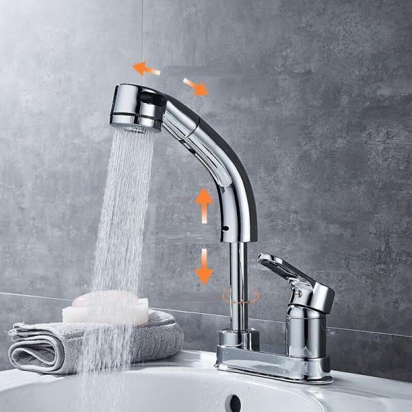 取付の説明取り付け芯ピッチ:100-105mm水栓取付穴径:Φ25-35mm規格:Ｇ1/2、2本（60cm）【更新したホースの素材】改めて良質な真鍮とABS素材を採用し、出てくる水とお湯が油臭いとの問題が解決されました。 無色無味無毒なので...