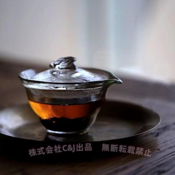 中国茶器 ガラス製 蓋碗 中国茶 台湾茶 茶葉 ウーロン茶 烏龍茶 結婚祝い