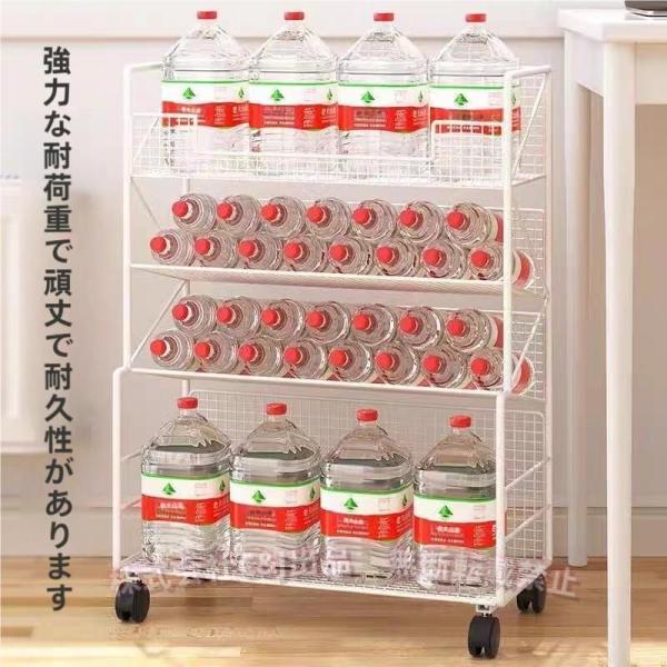 本棚 収納棚 ブックシェルフ デスクサイド本棚 キャスター付き スリム ファイルワゴン 本立て 大容量 教科書 漫画 雑誌収納 学校/オフィス用 Black