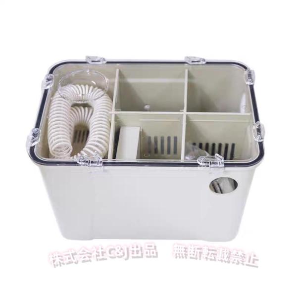 この製品は、下水道の詰まりを防ぐために、洗浄中に生成された石膏粉末をろ過することができます。 排水システム（通常は流域の下）で構成されます。材質：ポリエチレンサイズ：380 * 280 * 260mm重量：3kg