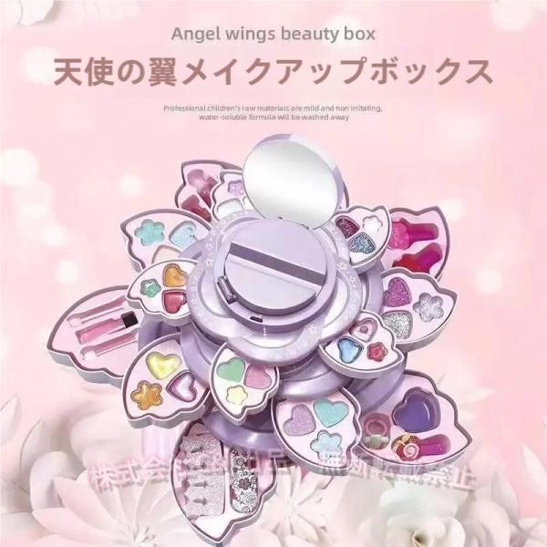 【素材】子ども向けてのメイクおままごとです！洗える?環境に優しいプラスチックと柔らかいスポンジを採用し?丁寧な作り?バリがなく小さいお子様でも安心して使えます。??この商品は本物の子ども用化粧品ではないおもちゃです?ぜひご了承ください。??...