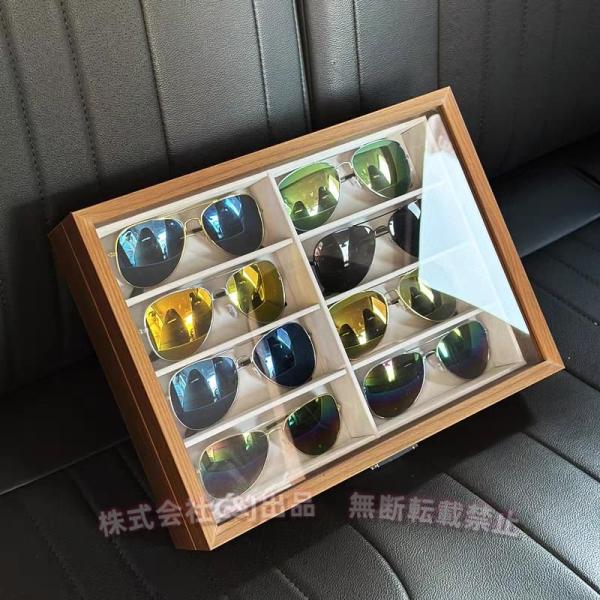 【商品説明】トップは透明ガラスを使用し、アクリルのように時間が経ってもぼけて見えることがなく。6/8つの独立したコンパートメントで設計されており、コンパクトなスペースがあります。高品質の無垢材を使用し、快適で耐摩耗性、退色、変形、耐酸性、耐...