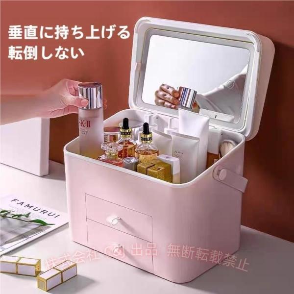 【良い質感】見ればわかるように上品で良い質感の為、周りの環境に自然に溶け込む。品質にこだわり、細部間でキレイにバリ取りなどを処理し、使うとき、手触り良くスムーズに使えます。【おしゃれのプレゼント】弊社の化粧品収納ボックスはお洒落、安定、実用...