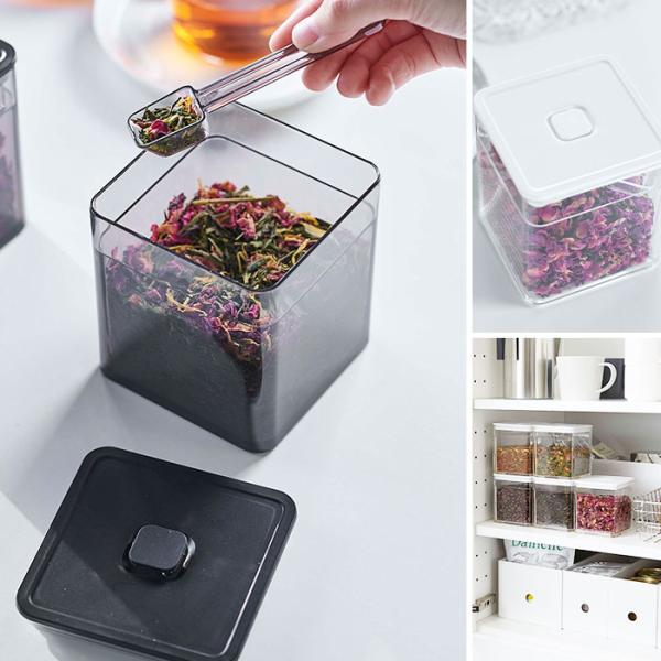 バルブで密閉できるスプーン付き保存容器 爆買