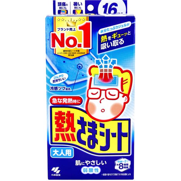個装サイズ：100X215X70mm個装重量：約318g内容量：16枚入製造国：日本【ケース入数：24】【発売元：小林製薬株式会社】