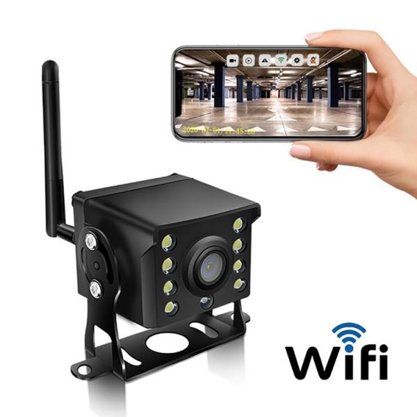 スマホやタブレットで映像確認できるワイヤレス車載カメラです。・12V/24V車対応24Vにも対応しておりトラックやバス、重機などの大型車でも利用できます。・iOS/Android対応iOS/AndroidOSのスマホ、タブレットにアプリをイ...