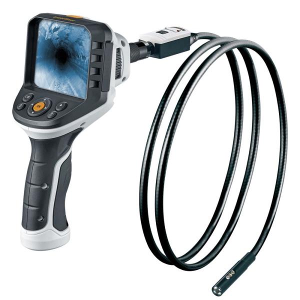 レーザーライナー（Laserliner） 工業用内視鏡 ビデオフレックス G4 デュオ （VIDEO FLEX G4 DUO）ケーブル長：1m、直径9mmのデュオカメラケーブル標準装備。先端+サイドにカメラを搭載。枝分かれした配管内部の検査...