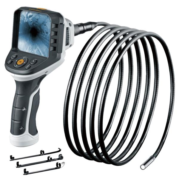 レーザーライナー（Laserliner） 工業用内視鏡 ビデオフレックス G4 ウルトラM10 （VIDEO FLEX G4 ULTRA M10）ケーブル長：10m、直径9mmのカメラケーブル標準装備3.5インチTFT大画面モニターを搭載。...