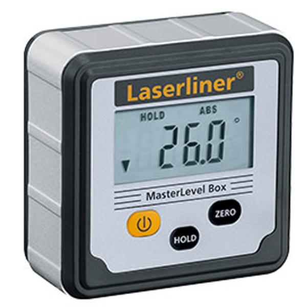 レーザーライナー（Laserliner） デジタル電子水準器 マスターレベルBOX （MASTER LEVEL BOX）置くだけで「傾き」瞬間表示。デジタル電子水準器、マスターレベルBOX。マスターレベルBOXは置くだけで「傾き」が瞬時にデ...