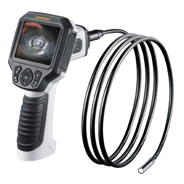 レーザーライナー（Laserliner） 工業用内視鏡 ビデオスコープ XXL （VIDEO SCOPE XXL）ケーブル長：5m、直径9mmのカメラケーブル(交換不可)標準装備大画面モニター、カメラ先端部LED内蔵、ズーム機能など機能性と...