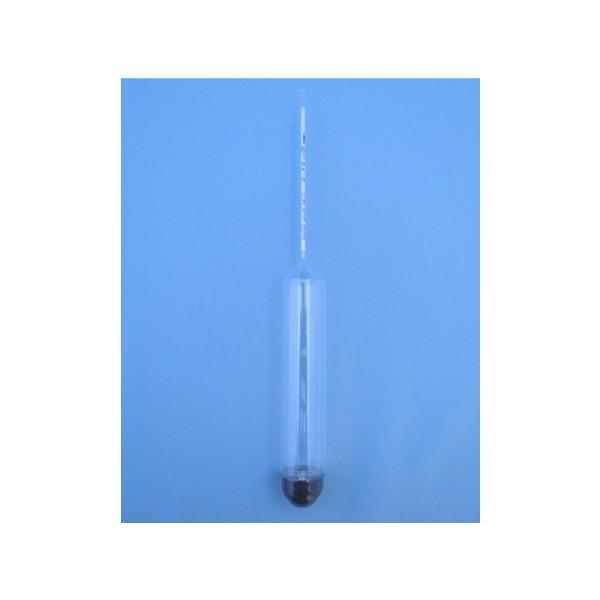 エチルアルコールと水の混合液における15℃のエチルアルコールの含有体積百分率を直接測定できるように目盛されたもので、15℃で測定したときに正しい値を示すようにつくられています。◆ 東亜計器検査成績書発行可。（別途費用）◆ トレーサビリティ発...