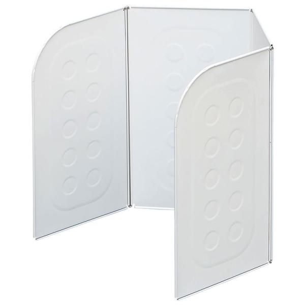 【商品名】　Belca 油はねガード ベラスコート お手入れ簡単 コンパクトレンジガード 4枚パネル (まっすぐ広げた時) 幅72.5×奥行0.35×高 【商品説明】　・4枚パネルなので、作業に合わせて形を自由に変えられます。・ベラスコート...