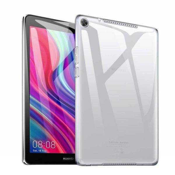 【商品名】　PCATECHuawei MediaPad M5 Lite 8 ケース クリア 半透明 TPU素材 保護カバーJDN2-L09専用 背面ケー 【商品説明】　・各ボタン部分のサイズはピッタリで、押しやすいので、快適な操作をサポート...