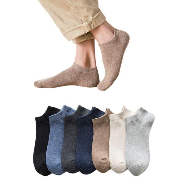 【商品名】　Golway 靴下 メンズ 24-28cm 靴下7足 脱げない 防臭吸汗 通気 【商品説明】　・7足の靴はすべてデザインやカラーバリエーションが異なるため、魅力的であるために毎日飽きる必要はありません。 通気性に優れた快適素材で...