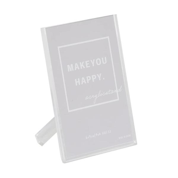 【商品名】　キング KING アクリルスタンド チェキ HL 6X9 POP 展示 824035 【商品説明】　・「軽い」「割れにくい」アクリル素材のフォトスタンド・フレームサイズ：W64×H92×D14?・モデル番号を入力してください こ...