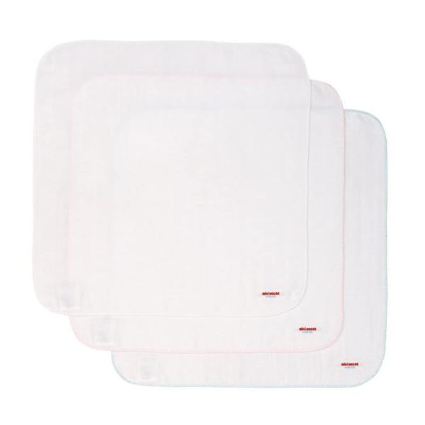 【商品名】　 ミキハウス ガーゼハンカチセット ハンカチ ガーゼタオル 3枚組 綿100％ 日本製 34×34cm 沐浴 出産準備 男の子 女の子 ベビ 【商品説明】　・●サイズ：34×34cm・二重織ガーゼ・優れた 抗菌 ・ 抗ウイルス ...