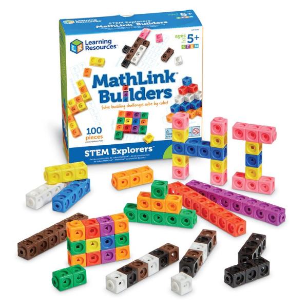 【商品名】　MathLinkシリーズ 算数パズル キューブ ブロック 100個入り LER9294 正規品 【商品説明】　・カラフルなキューブ型ブロックで創造力を膨らませよう！・パッケージサイズ: 約 幅 20.5cm x 高さ 21cm ...