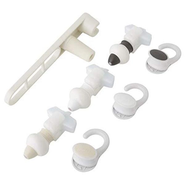 【商品名】　三輝（Sanki） 詰め替えそのまま MINI 7点セット MS-7DWI（ダークグレー・ホワイト・アイボリー） 【商品説明】　・カラー：ダークグレー・ホワイト・アイボリー・サイズ:約幅22×奥行3.7cm・原産国:日本国・本体...