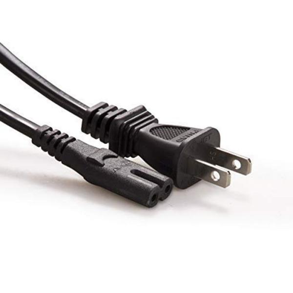 【商品名】　UDOLI PSE認証規格品 1.5mノートパソコンアダプター 家電製品用（2ピンソケット(メス)⇔2ピンプラグ(オス) (ブラック) 【商品説明】　・●125V-7A 対応・●PSE認証マークあり・●全長 約 1.5m・●耐熱...