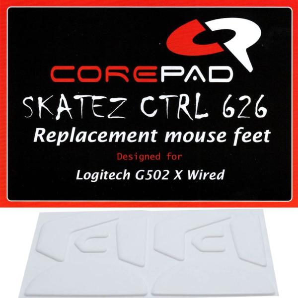【商品名】　Corepad Skatez CTRL Logitech G502 X Wired用マウスソール 2set国内正規品 (CTRL) 【商品説明】　・2セット付属・コントロール重視・厚さ：0.85mm・対応マウス：G502 X W...