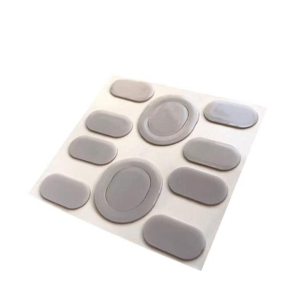 【商品名】　マウススケートパッド Logitech G203 LIGHTSYNC 有線ゲーミングマウス/ G102 / G PRO用 (2個入り、グレー 【商品説明】　・PTEF素材製の2セット付き。・スムーズな滑走体験を提供 / トラッキ...