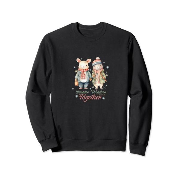 【商品名】　クリスマス セーター Weather is Better Together Tシャツ トレーナー 【商品説明】　 【サイズ】　高さ : 5.51 cm　横幅 : 24.21 cm　奥行 : 35.79 cm　重量 : 400.0...