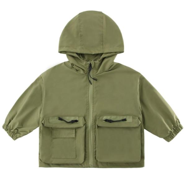 【商品名】　HahaNice 子供服 ジャケット 男の子 コート 女の子 アウター キッズ ジュニア ボーイズ 裏綿 春秋 フード付き 上着 カジュアル 【商品説明】　 【サイズ】　高さ : 2.00 cm　横幅 : 21.00 cm　奥行...