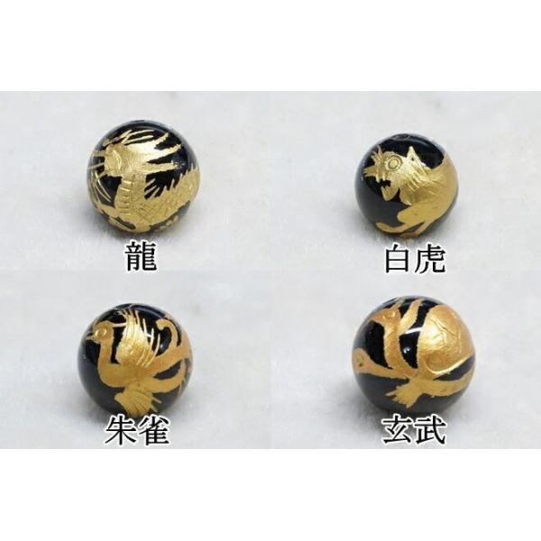 【天然石卸】オニキス　四神金彫り 粒売り　14mm　各種　龍・白虎・玄武・朱雀　〜商品詳細〜オニキス　四神金彫り 粒売り　サイズ　　14mm