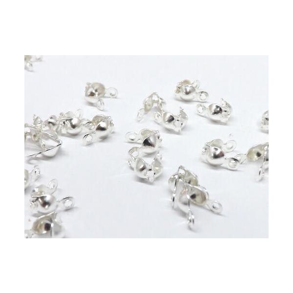 カン付ボールチップ　白銀　20個入り　ph-0489〜商品詳細〜サイズ・・・玉部分3mmカラー・・・白銀