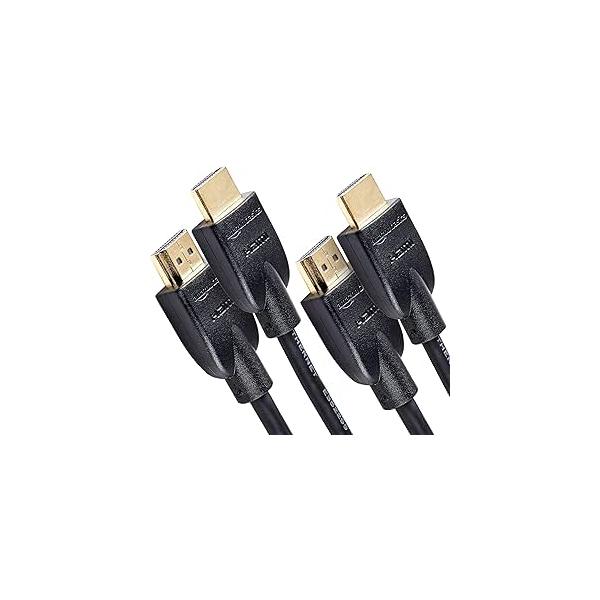 HDMI(タイプA)オス-HDMI(タイプA)オスケーブル: イーサネット、フルHD3D、4Kビデオ、オーディオリターンチャンネル (ARC) に対応HDMI入力端子およびHDMI出力端子を持ったAV機器、ゲーム機、パソコンおよびパソコン周...