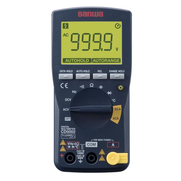 【測定仕様】●ACV：0.1ｍV〜999.9Ｖ●DCV：0.1ｍV〜999.9Ｖ●周波数：1Hz〜 99.99ｋHz●導通：30〜70Ω以下でブザー音●抵抗：0.1Ω〜 99.99MΩ●コンデンサ：5ｎF〜99.99ｍF●ダイオードテスト●...