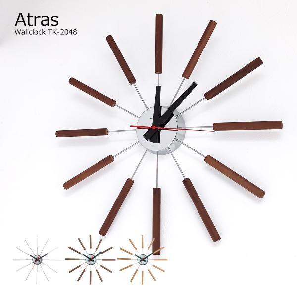 周りを囲むカバーがなく、広がりのあるフォルムが特徴的な掛け時計。中央から放射線状に華開くような大ぶりなデザインは存在感があり、空間の雰囲気を大胆に変えてくれます。北欧テイストのお部屋にぴったりです。【 商品コード 】art-clo-0011...