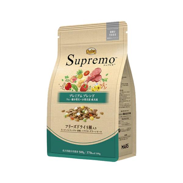 ニュートロ　シュプレモ　プレミアムブレンド　ラム　超小型犬〜小型犬用　成犬用　500ｇ※商品のリニューアルに伴い、パッケージ・内容等予告なく変更する場合がございます。予めご了承ください。※沖縄県および島嶼部など一部地域につきましては、通常送...
